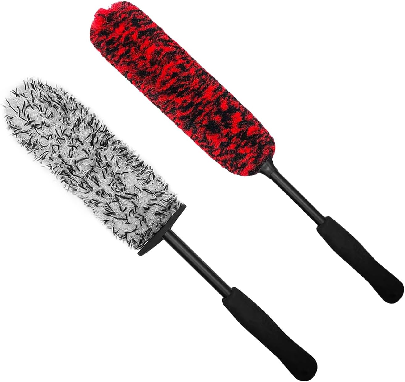 YeewayVeh Car Wheel Brush, 2 Pack Soft Lightweigh Microfiber Wheel ...
