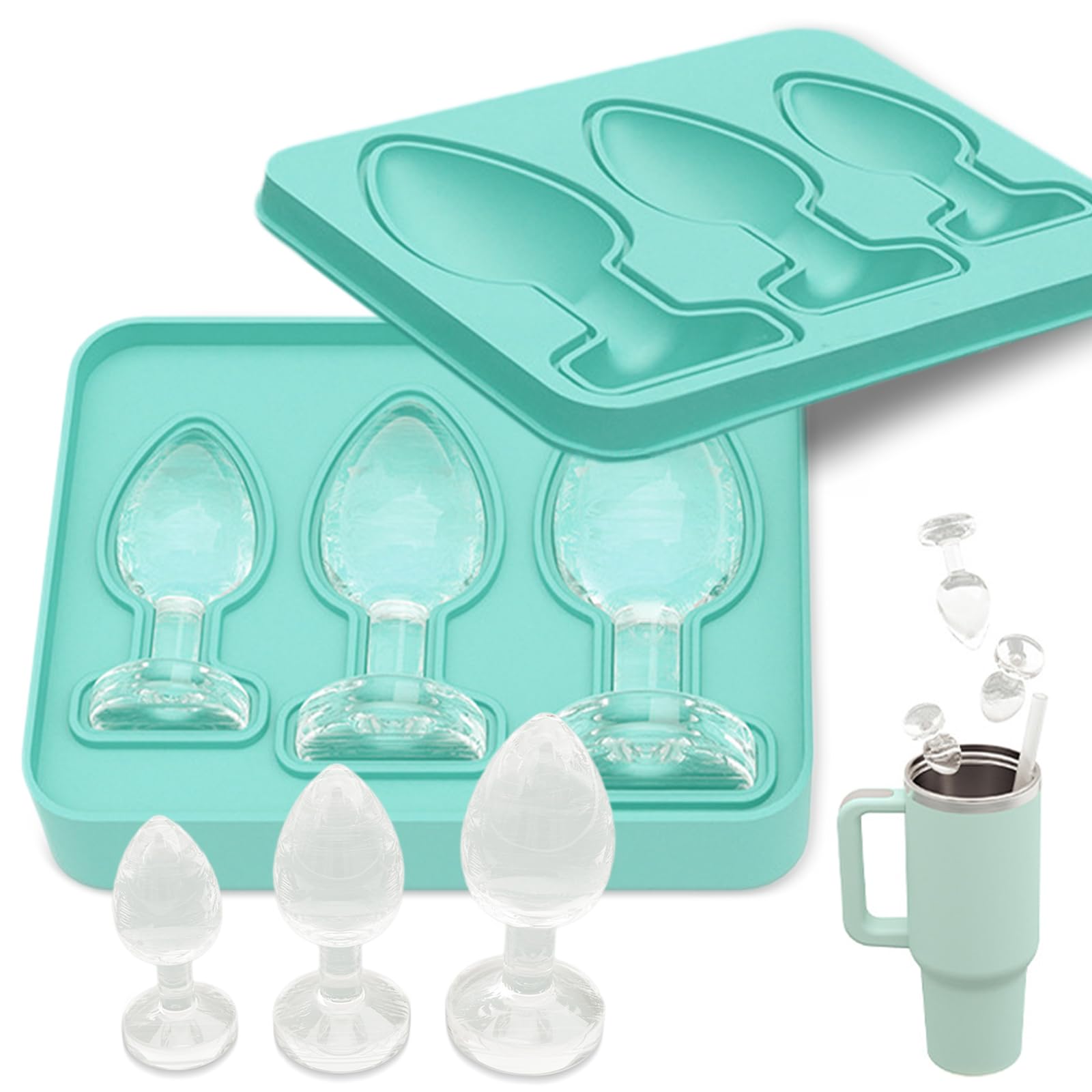 Amazon.com: TECHPLUS Ice Molds - Adult Prank Bachelor Bachelorette ...