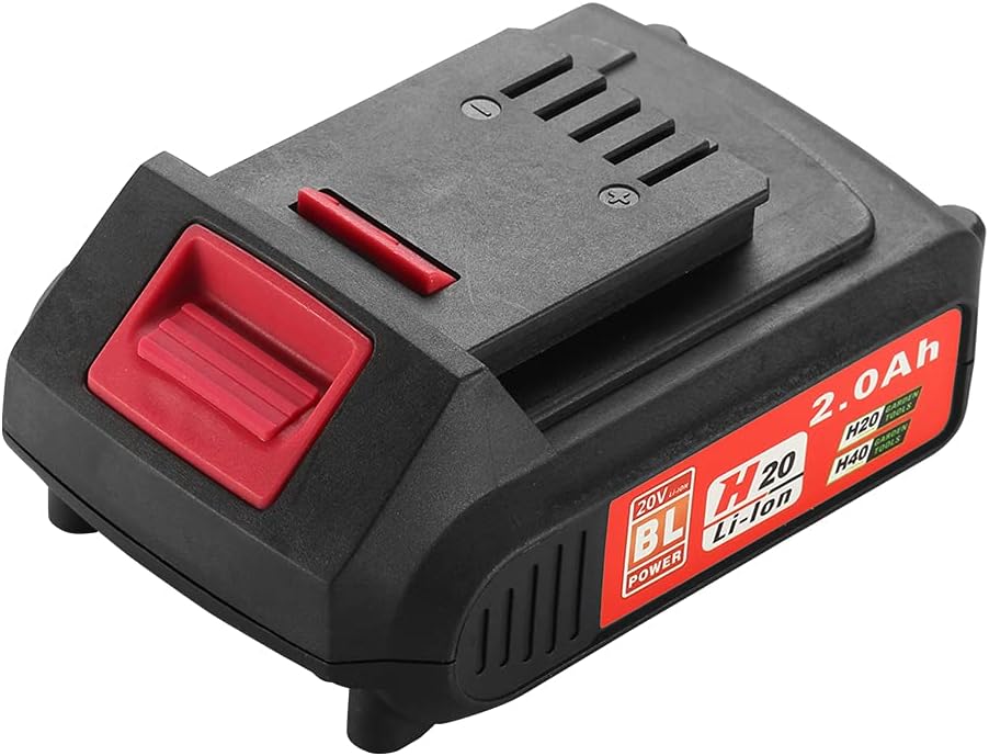 Dextra 20V 2.0Ah Lithium-ion Battery for All Power Tools, Battery ...