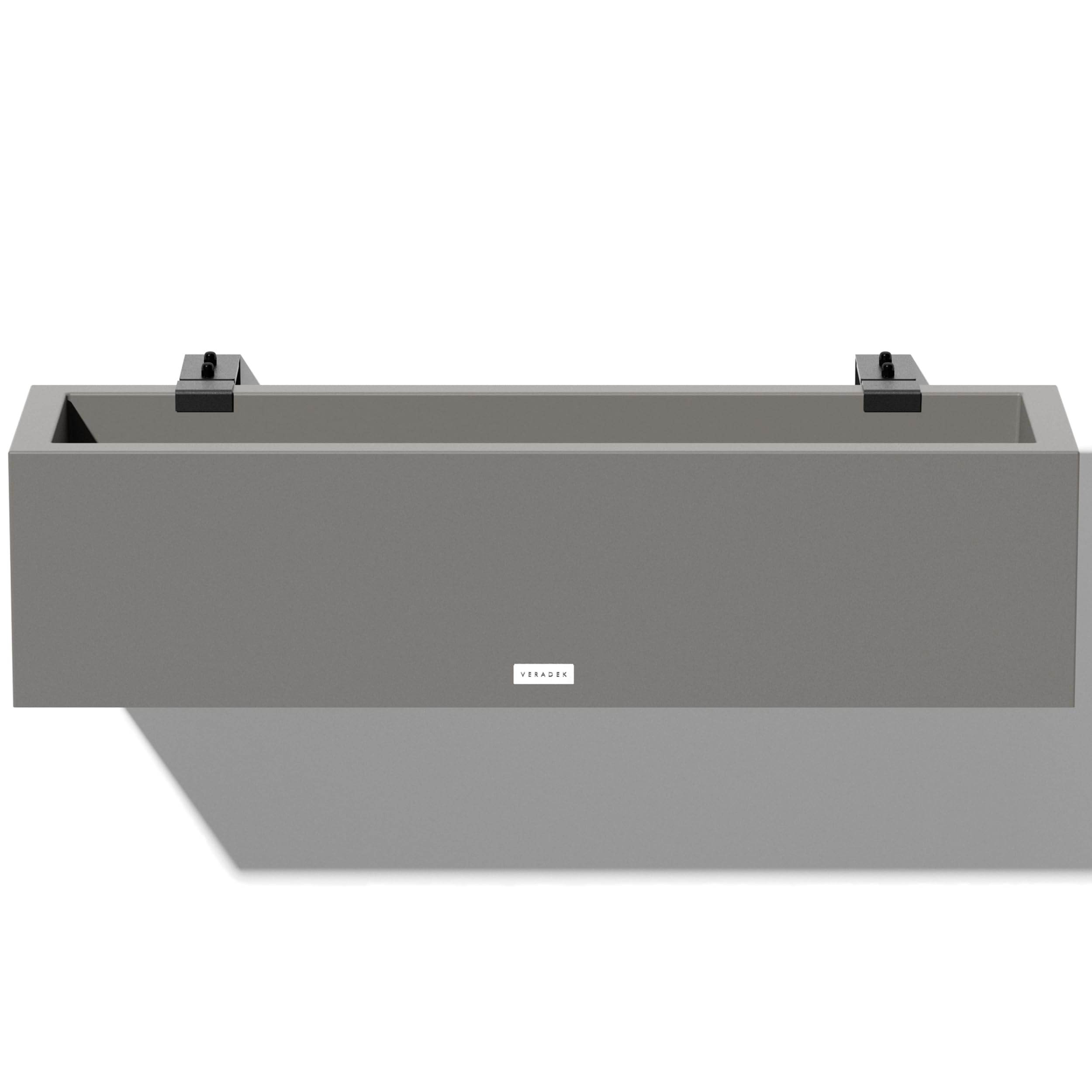 Amazon.com : Veradek Block Series Railing Planter - Rectangular Flower ...