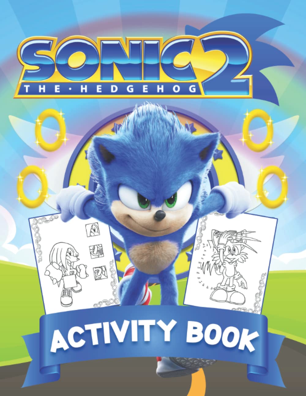 Buy Sónic the Hedgehog 2 Activity Book: A Fun Kid Workbook Game For ...