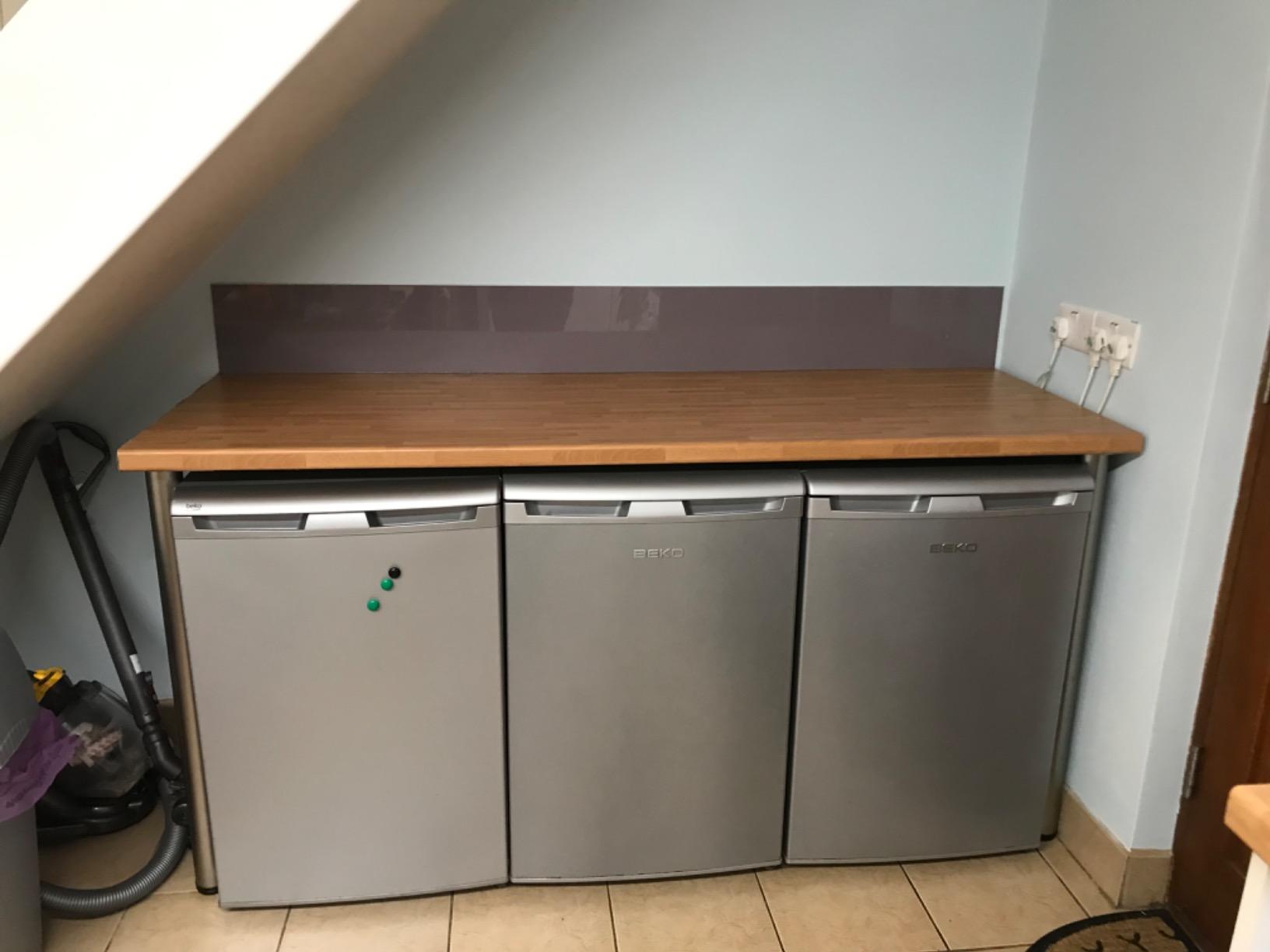 Pack of 4 Adjustable Height Bar Breakfast Worktop Support Table Kitchen ...