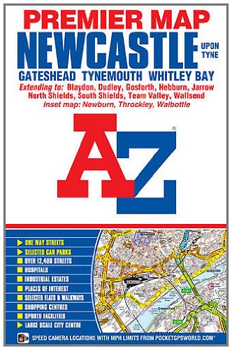 Buy Newcastle Premier Map (A-Z Premier Street Maps) Book Online at Low ...