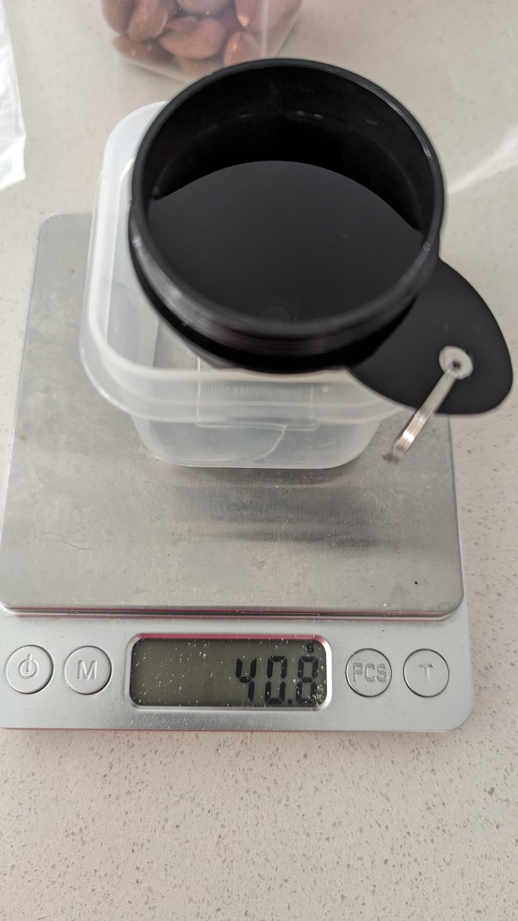 Protein Powder Container To Go Funnel 2 Pack Keychain for Shaker Cup ...