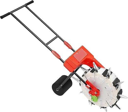 Garden Seeder, 10/7 Nozzles Manual Seeder Quantity and Depth Adjustable ...
