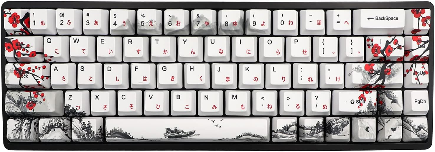 Amazon.com: MOLGRIA Keycaps 71 Set for Gaming Mechanical Keyboard ...