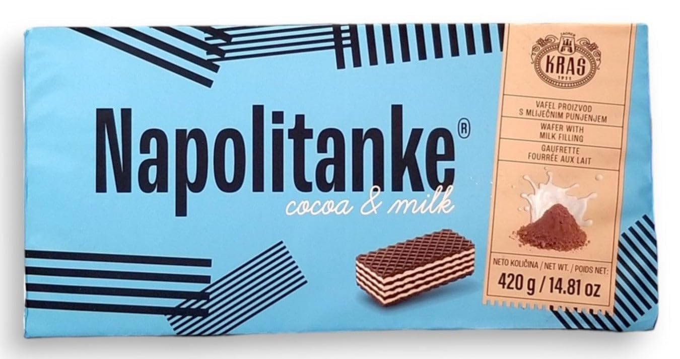 Amazon.com : Napolitanke cocoa&milk flavore 420g (2 Pack) : Grocery ...
