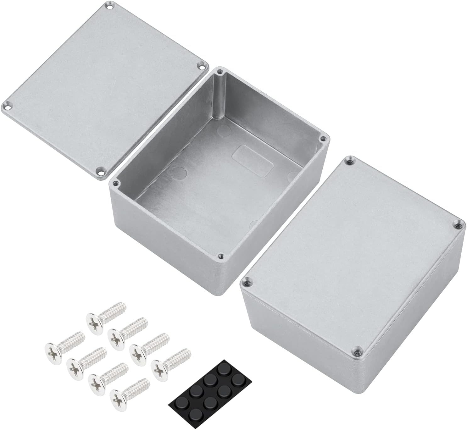 Amazon.com: 1590BB Aluminum Guitar Effect Pedal Enclosure Metal Stomp ...
