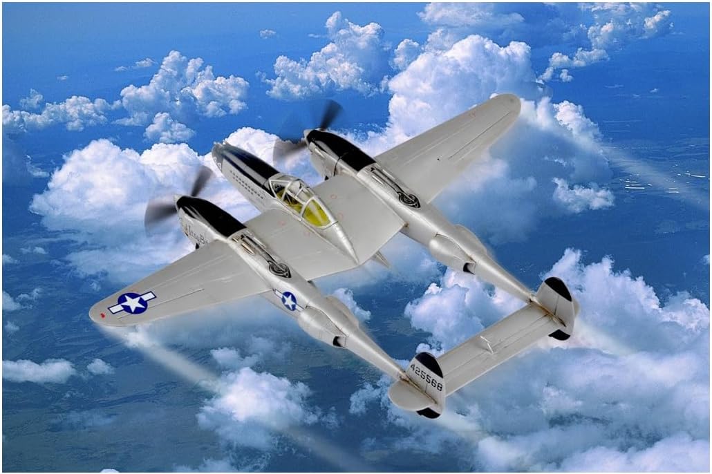 Amazon.com: Hobby Boss Easy Assembly P-38L-5-LO Lightning Airplane ...