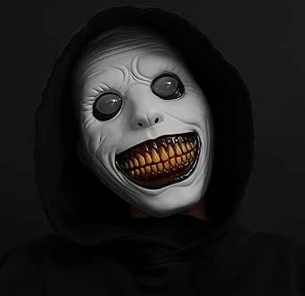 Amazon.com: MCJC Halloween Mask Smiling Demons Horror Mask Scariest ...