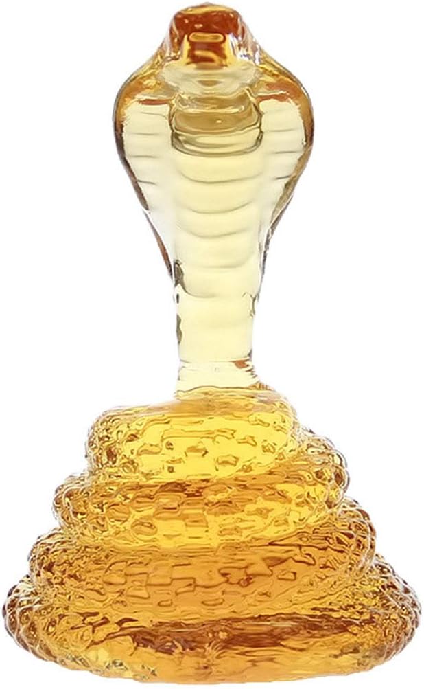 Amazon.com | HHORB King Cobra Snake-Shaped Craft Wine Bottle, 500 ...