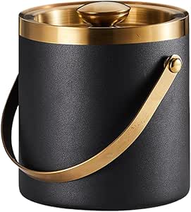 Amazon.co.jp: Ice Bucket Ice Bucket Ice Pail Melt-Resistant Ice ...