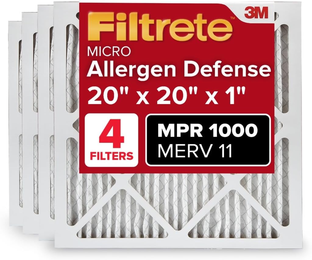 Airflow Products 20x20x2 MERV 10 Pleated Home A/C Furnace Air Filter ...