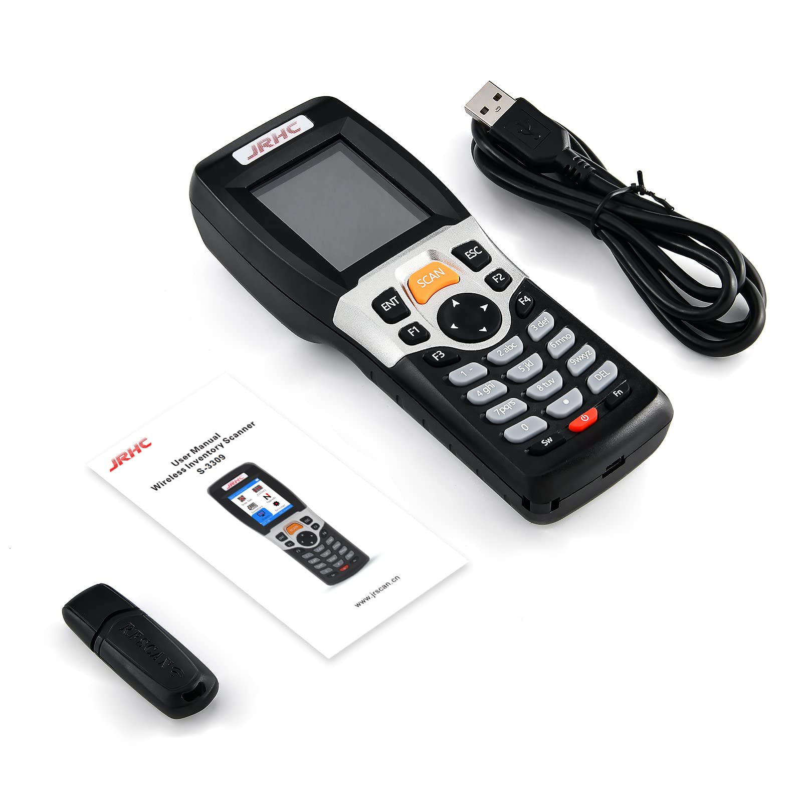 Wireless Barcode Scanner JRHC Inventory Scanner Collector Portable Data ...