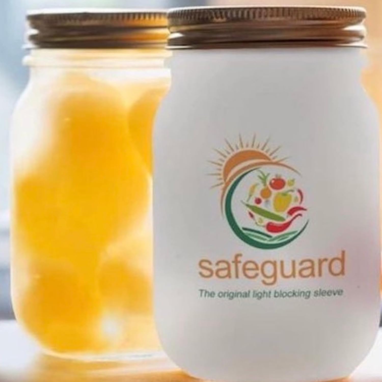 Amazon.com: Light Blocking Sleeve for Glass Mason Jars - Light Blocking ...