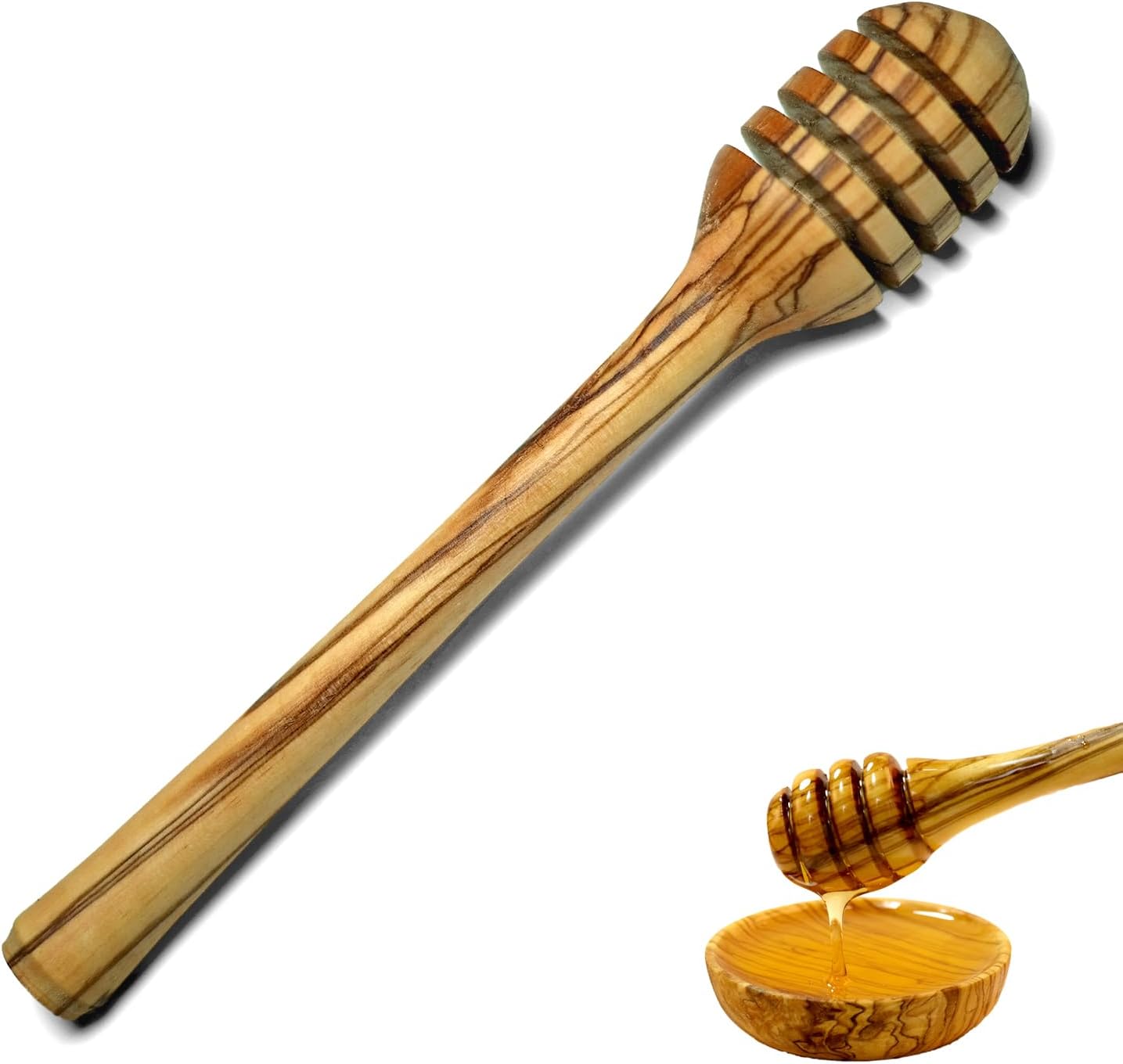 Amazon.com: KYVANDO Brazilian Cherry Wood Honey Dipper - Durable & Warp ...