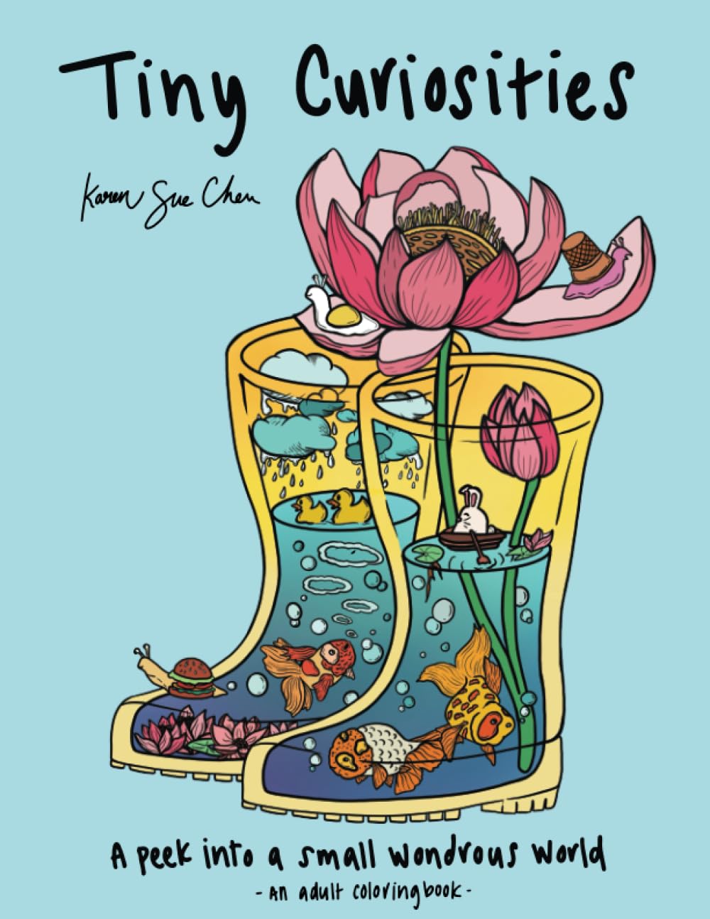 Amazon.com: Tiny Curiosities: A Coloring Book and a Peek Into a Small ...