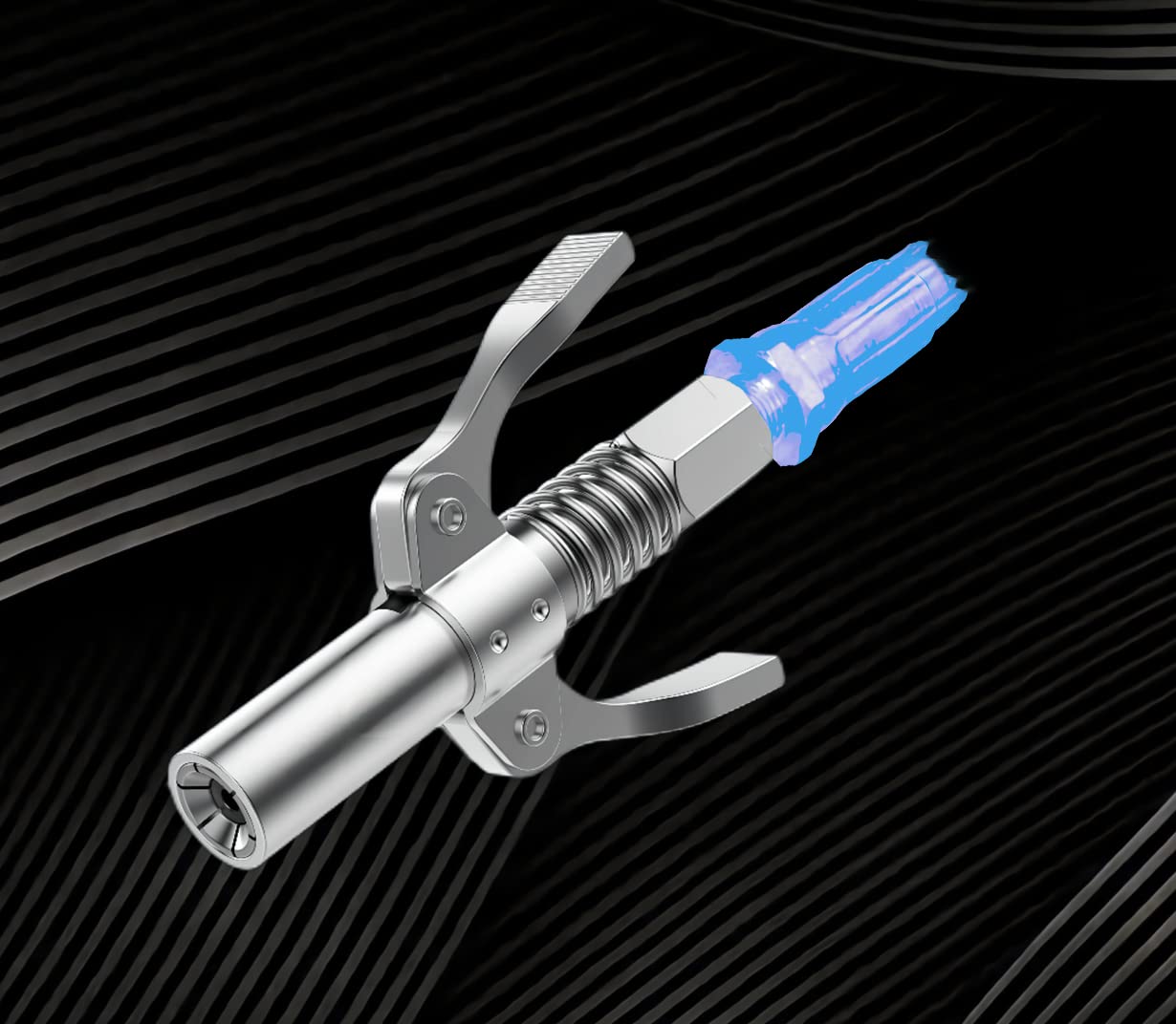 Lock On Grease Coupler Quick Release Lock-On Grease Gun Coupler - 1/8 ...