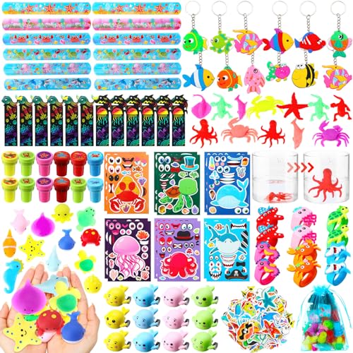 Snapklik.com : 196 Pcs Under The Sea Party Favors Ocean Themed Gifts ...
