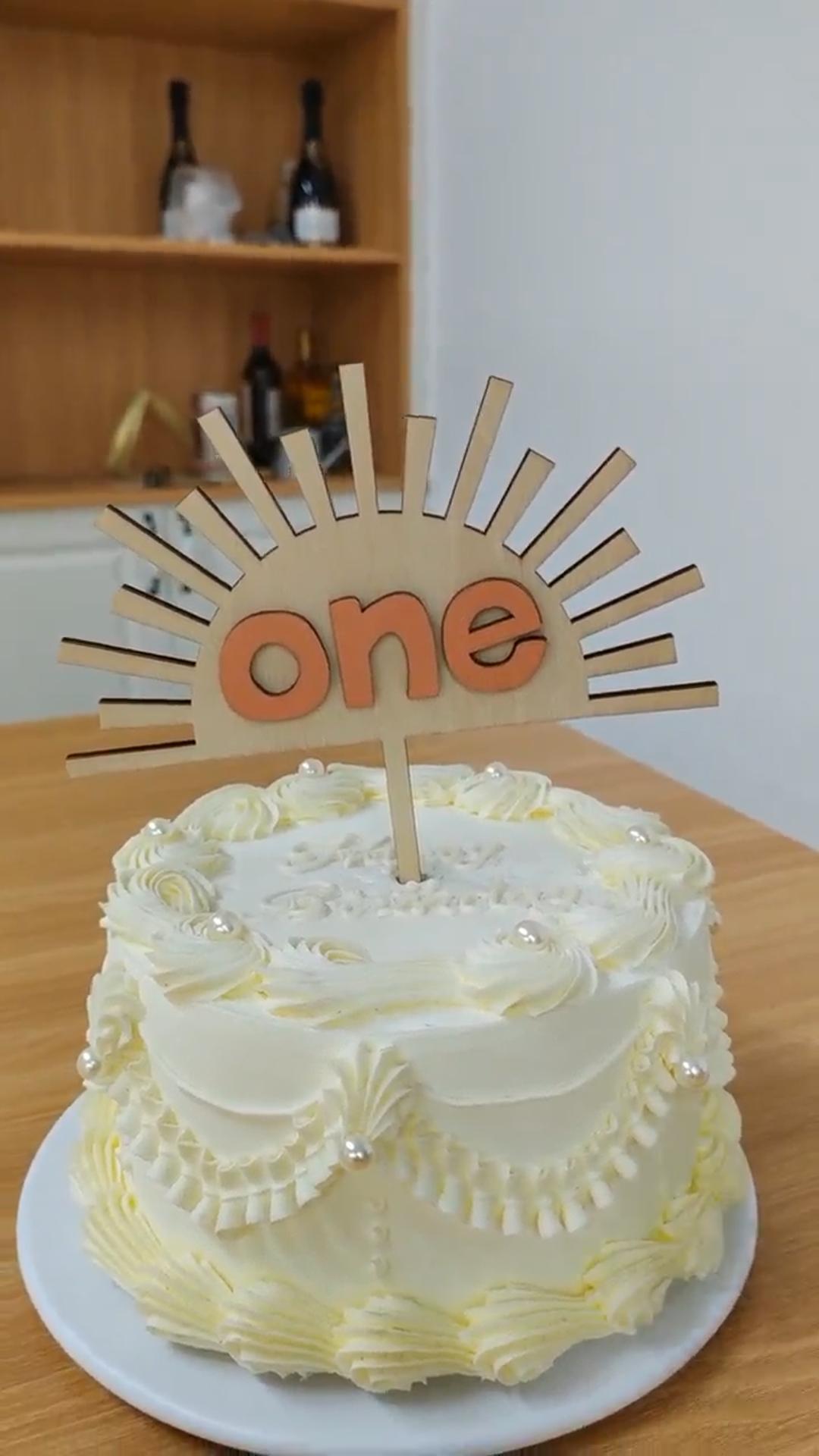 Watch 1st Birthday Cake Decorations on Amazon Live