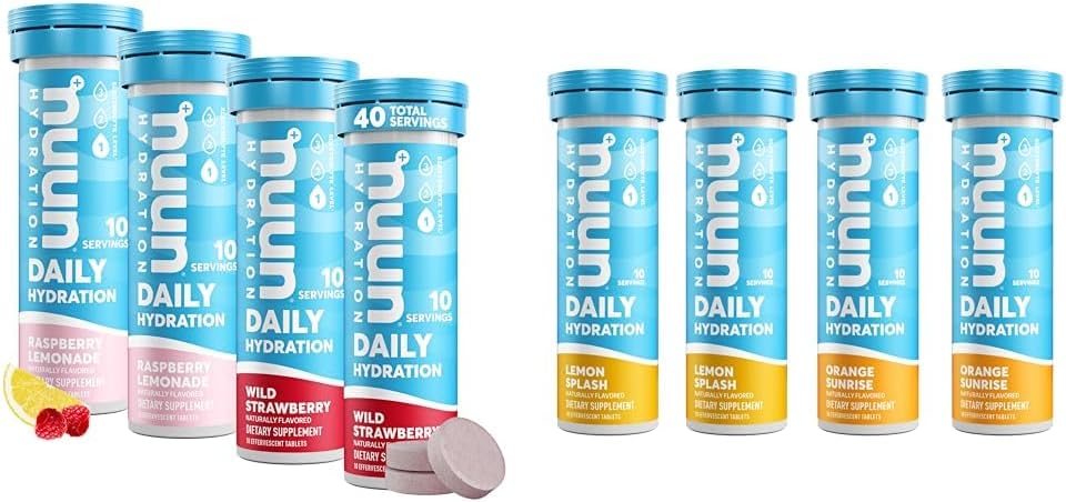Amazon.com: Nuun Daily Hydration Electrolyte Tablets, Mixed Berry and ...