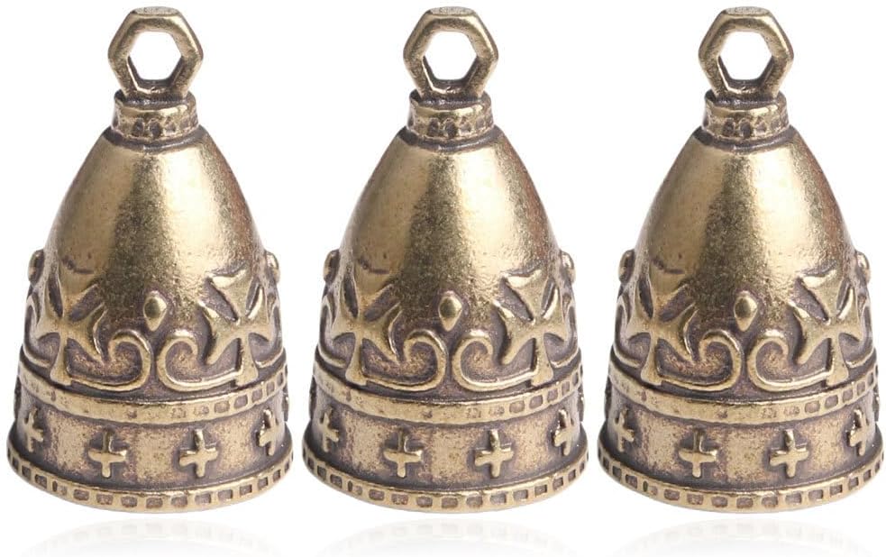 Amazon.com: Vaguelly 3 Pieces Vintage Small Brass Bells Rustic Chime Vintage Jingle Bell Cow ...