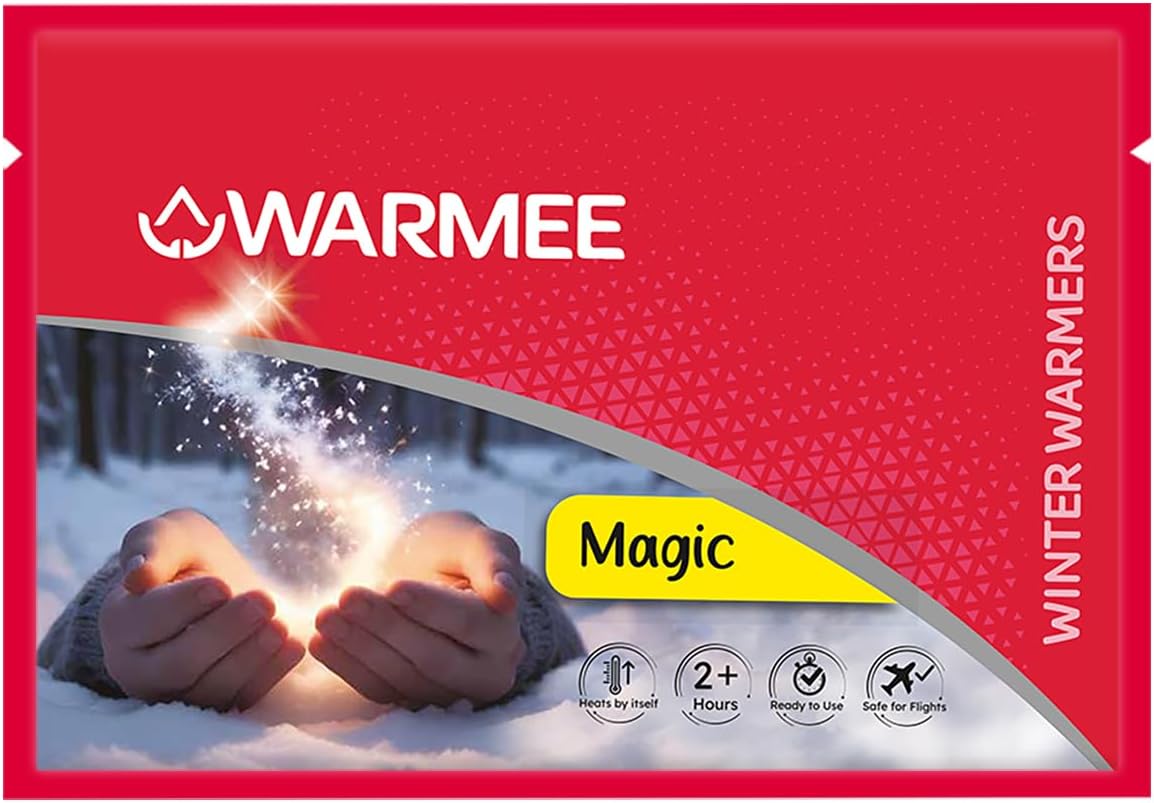 WARMEE Magic Winter Warmers | self activating Heat Patches | 2+ Hours ...