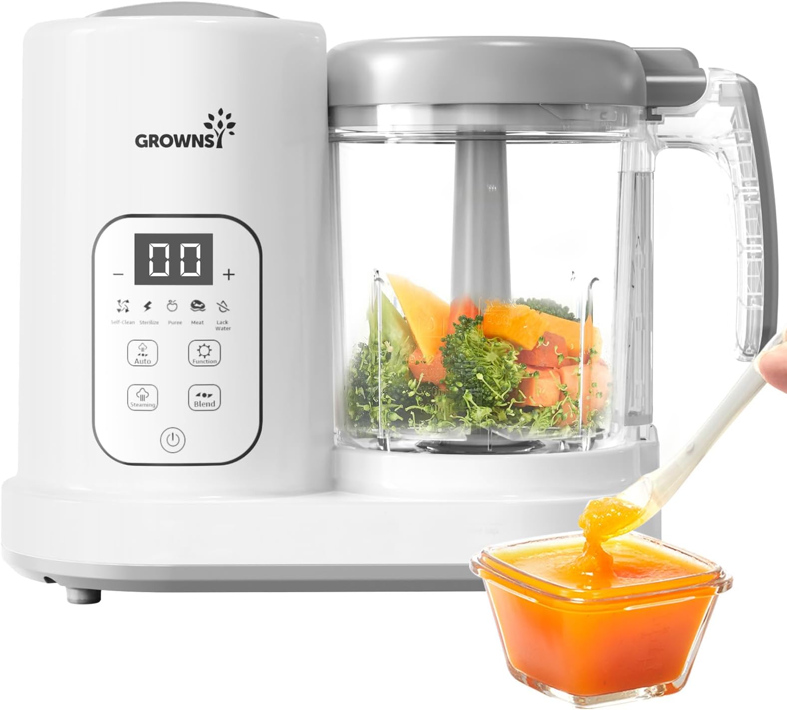 Amazon.com : BEABA Babycook Solo 4 in 1 Baby Food Maker, Baby Food ...