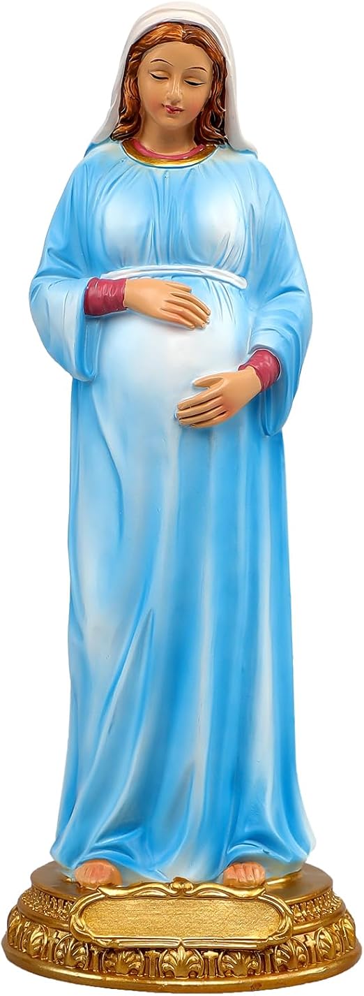 Amazon.com: Expectant Mary Figure Expecting Mom Gift Renaissance ...