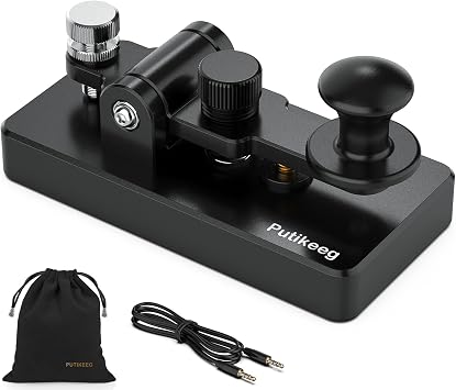 Amazon.com: Putikeeg Classical Morse Mini Code Key Morse Code Paddle ...