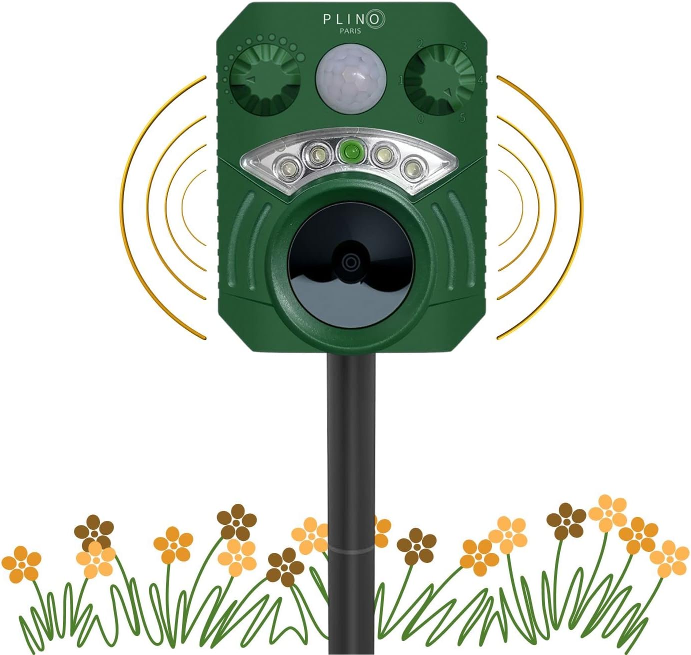 Outdoor Cat Repeller - Ultrasonic Cat Repeller - Variable Frequencies ...