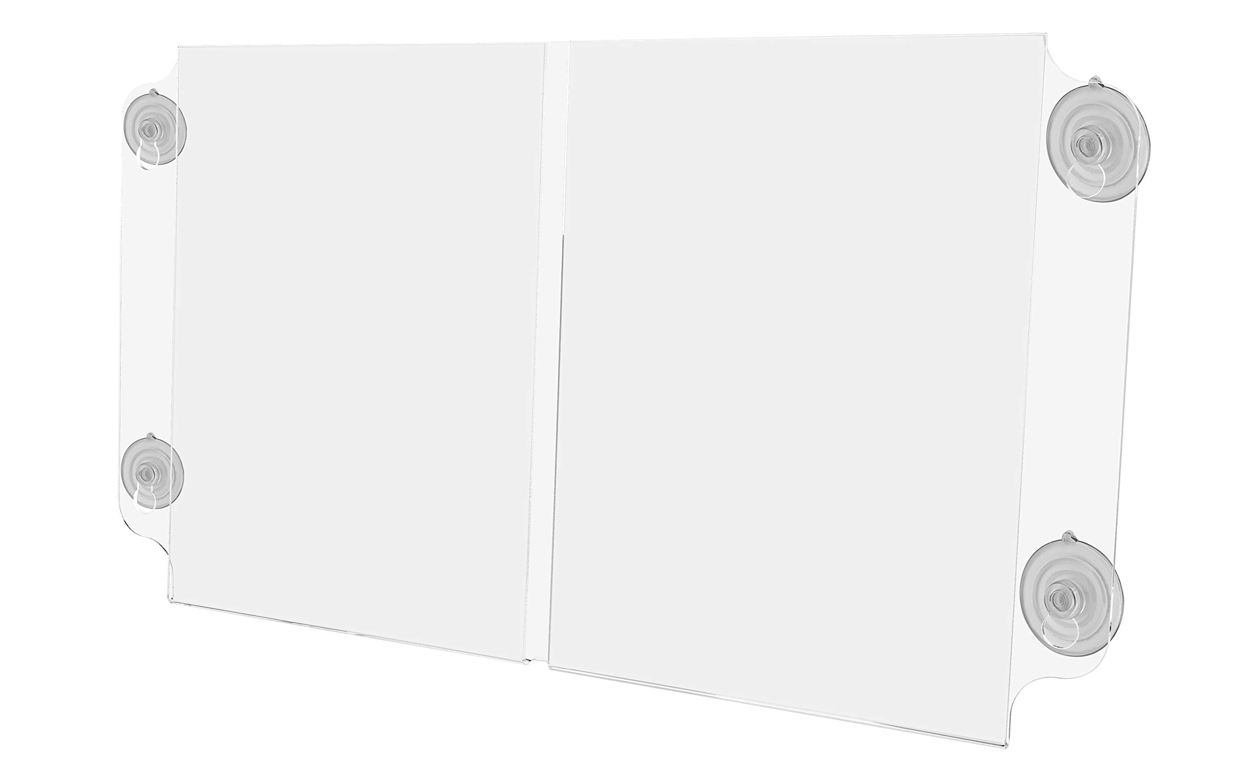 Amazon.com: Marketing Holders Window Sign Holder 8.5 x 11 Double Sided ...