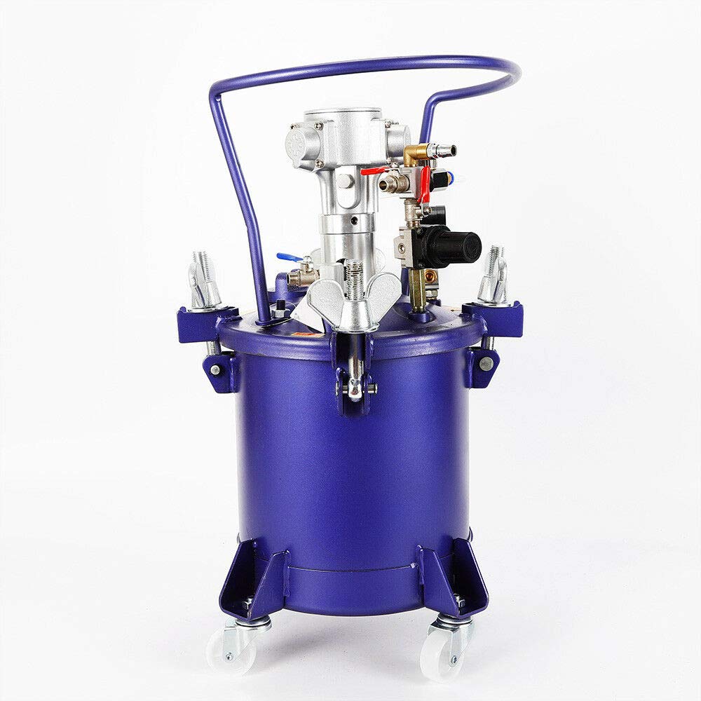 Buy 2.5 Gallon Pressure Pot Paint Tank Pot with Pneumatic Tools Mixing ...
