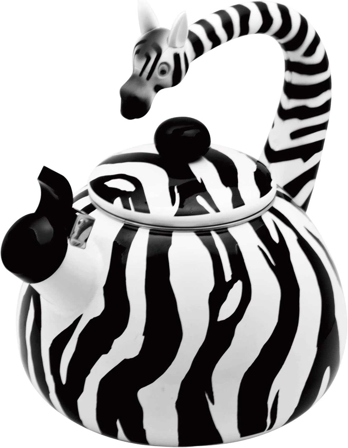 Supreme Housewares Whistling Kettle (Black/White Zebra) : Amazon.co.uk ...