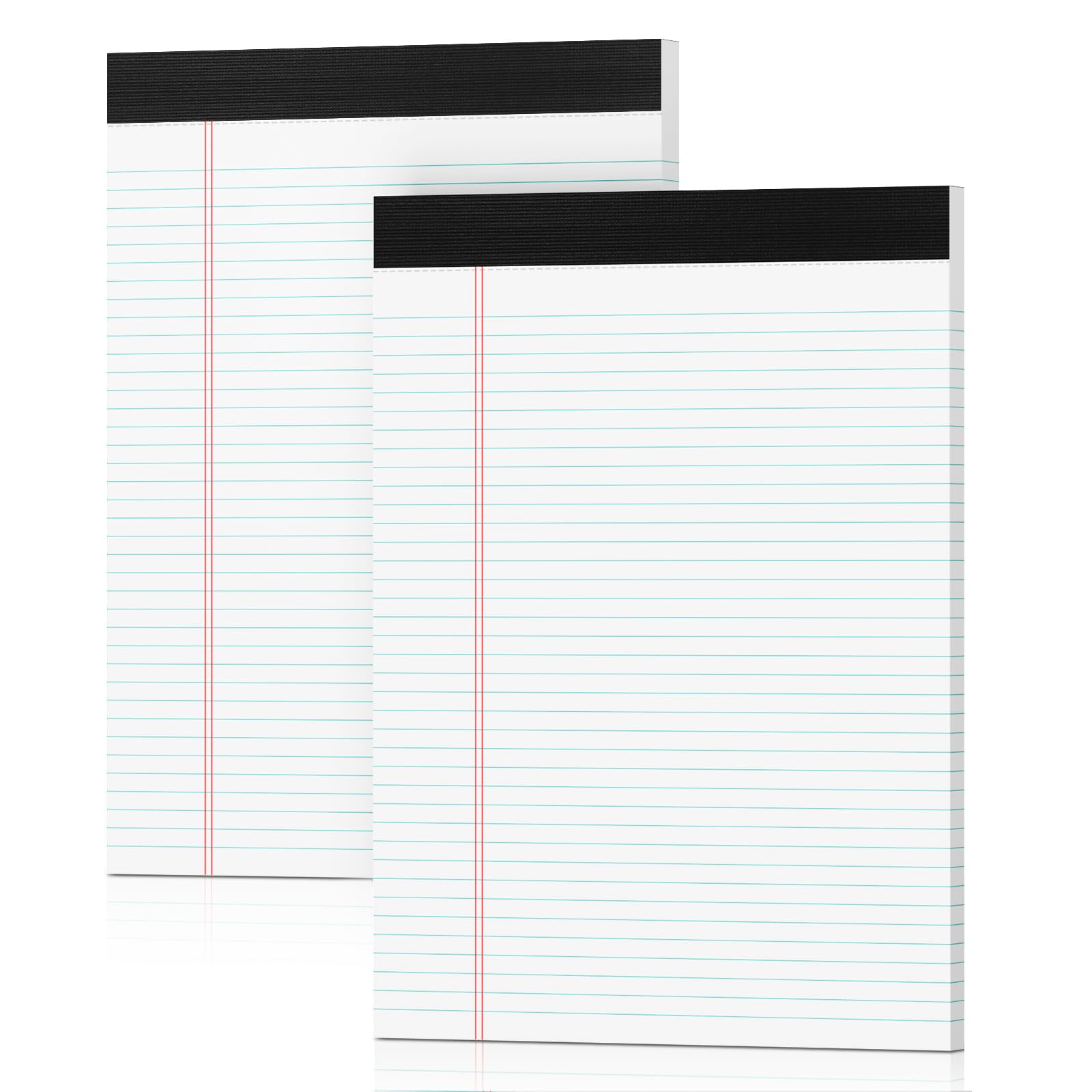 Snapklik.com : Legal Pads 8.5 X 11 White Note Pads 2 Pack - Double ...