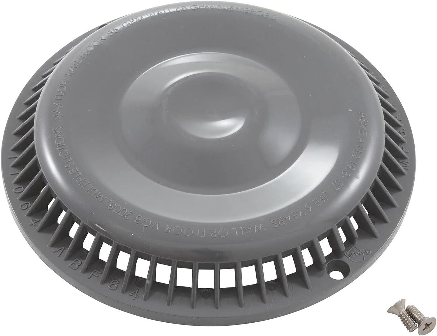 Amazon.com: Afras Anti-Vortex Drain Cover 7.375 inch - Light Grey Pool ...