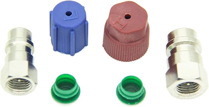 R12 to R134A AC Retrofit Fitting Adapter Kit, R12 to R134a Conversion ...
