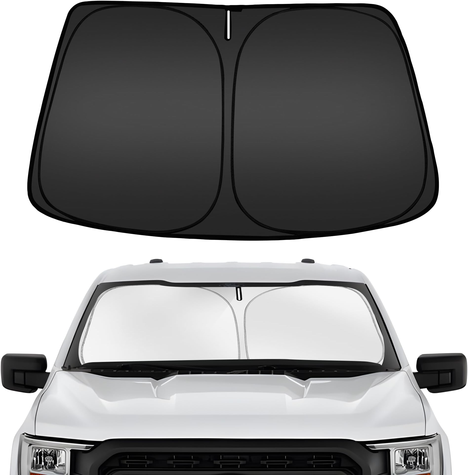 Amazon.com: ARISMOTOR Windshield Sun Shade for Ford Super Duty F250 ...