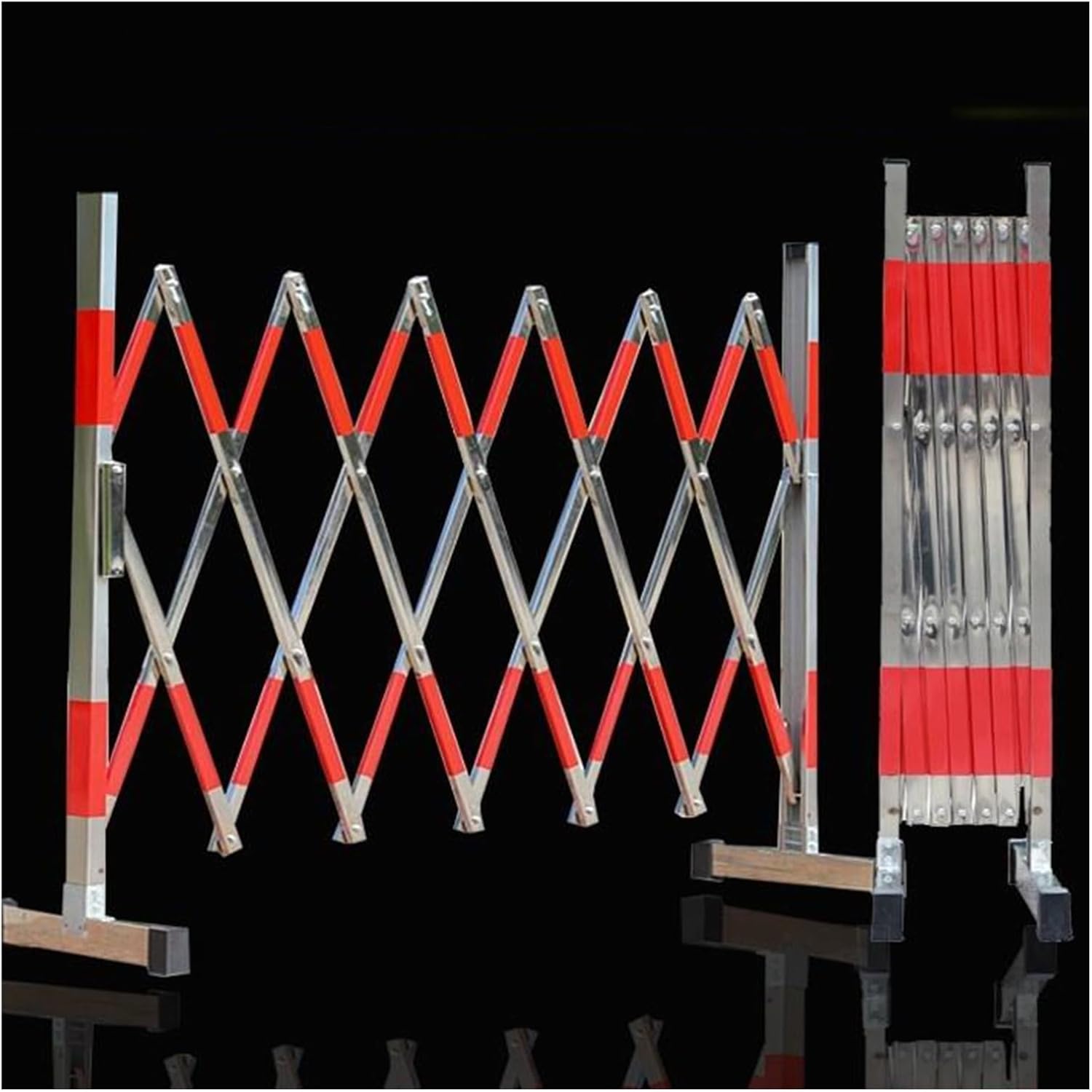 Retractable Traffic Barricade，Industrial Expandable Driveway Fence, 1 ...