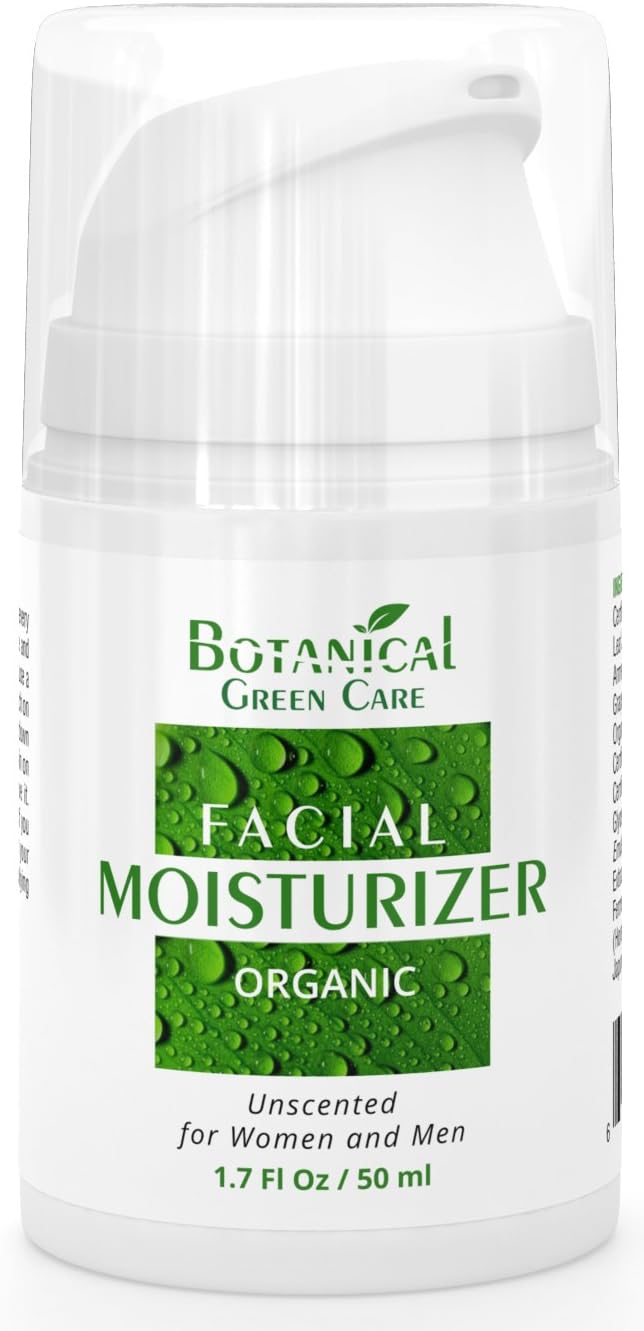 Amazon.com: Botanical Green Care Organic Facial Moisturizer. Natural ...