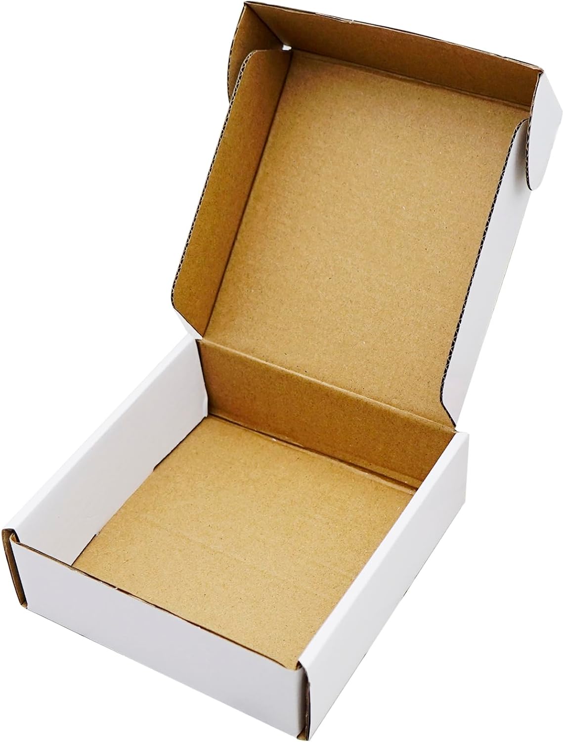 Amazon.com: 25 Pack 6x6x2 Inch Small White Shipping Boxes - Recyclable ...