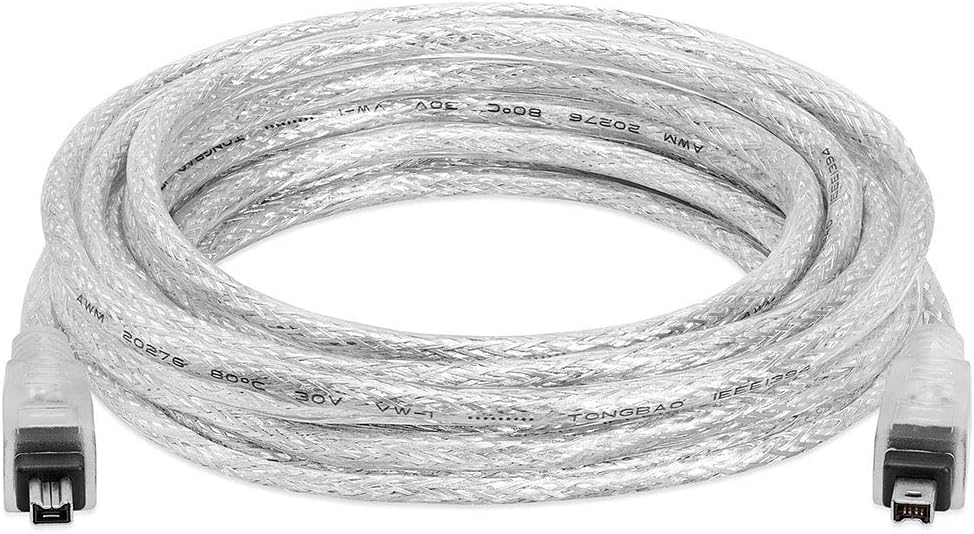 Amazon.com: PASOW FireWire Cable 4 Pin to 4 Pin iLink DV Cable Firewire ...