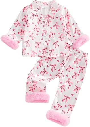 Amazon.com: Multitrust Baby Girls Silk Pajamas Set Daisy Floral Girl ...