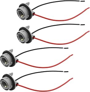 MACHSWON 4PCS 1156 LED Bulb Socket BA15S Lamp Holder Adapter Light Base ...