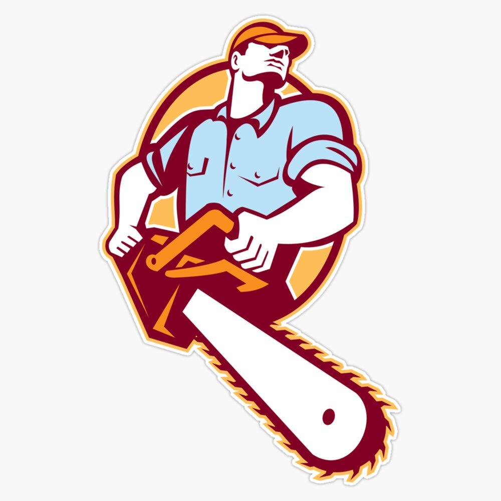 Amazon.com - Lumberjack Tree Surgeon Arborist Chainsaw Retro Bumper ...