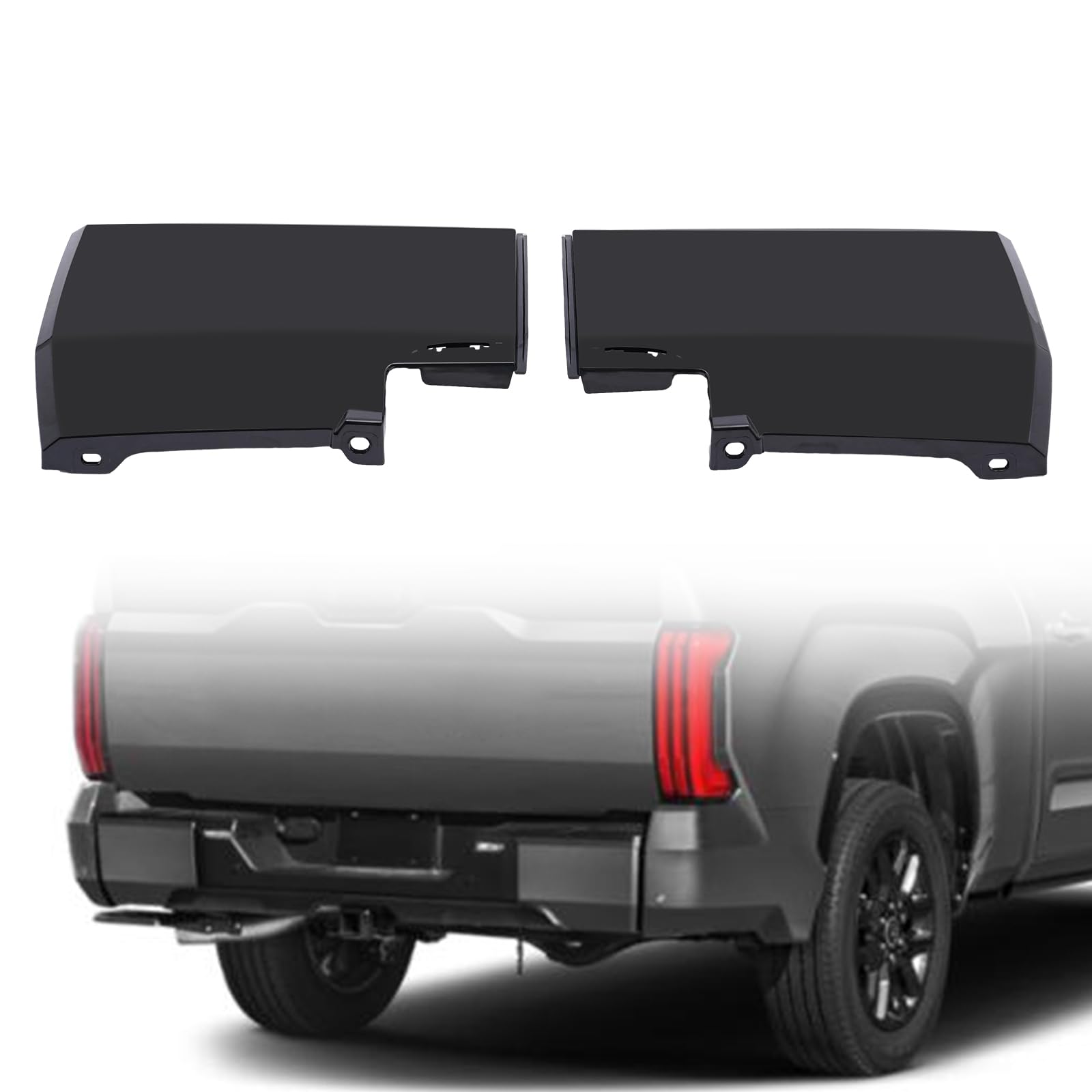 Amazon.com: Rear Bumper End Cap Fits for Tundra 2022-2023 Left & Right ...