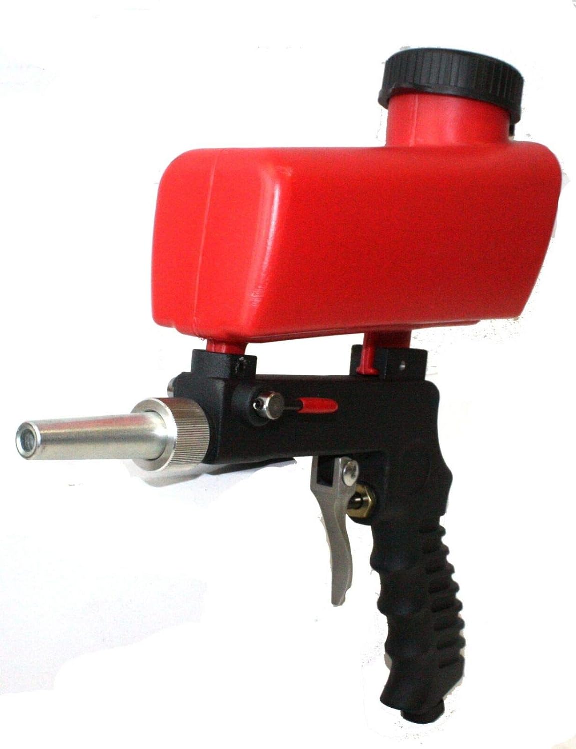 Gravity Feed Abrasive SandBlaster Gun w/ 20 oz. Hopper Spot Blaster Gun ...