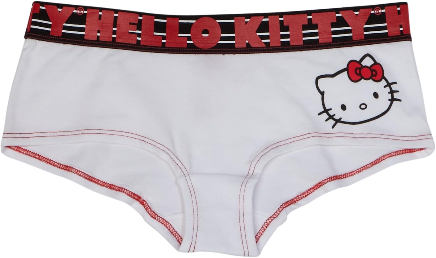 Amazon.com: CC Girl Hello Kitty Big Girls' Banded Brief Kitty ...