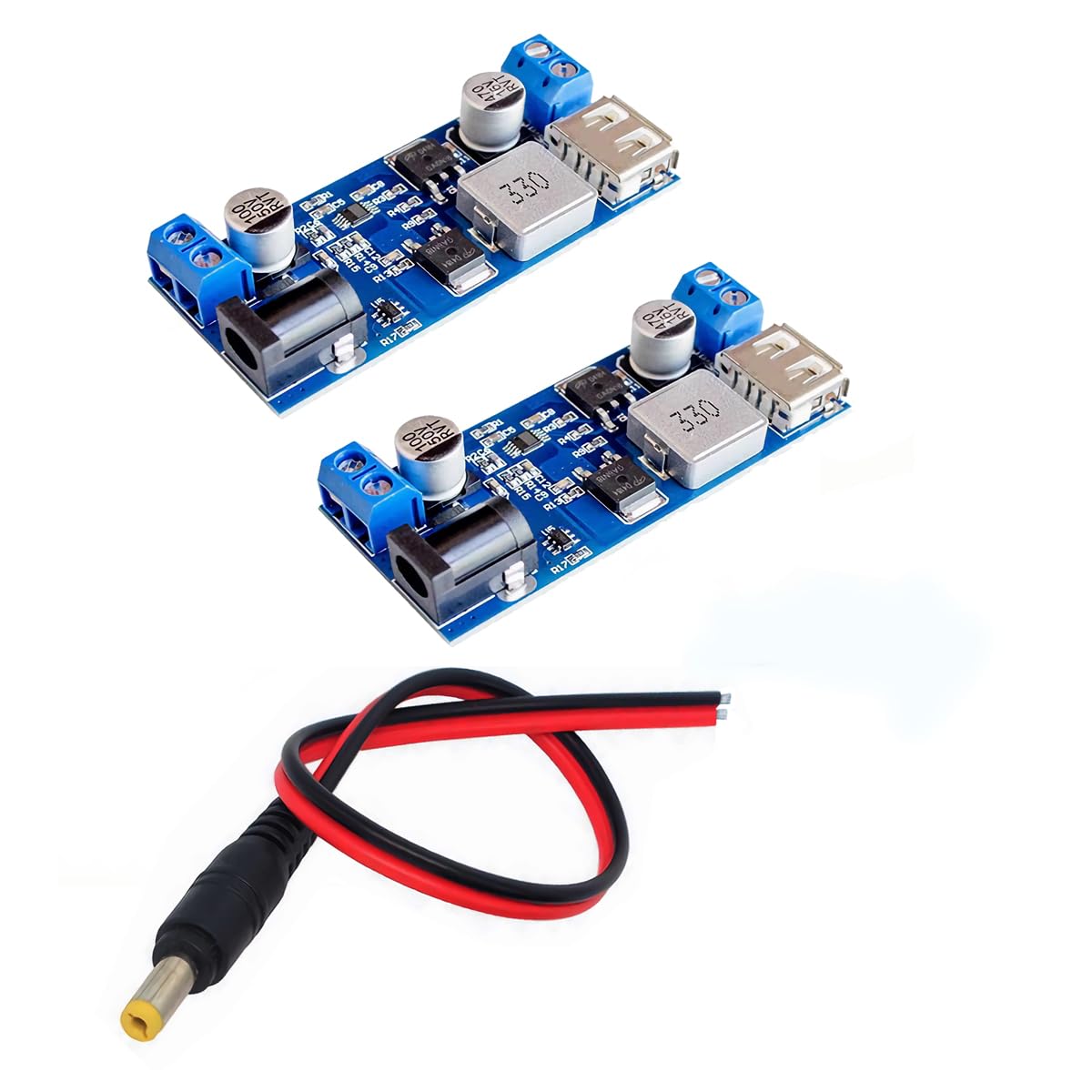 Amazon.com: Buck Converter Module, DC12V to 5V Step-Down Power ...