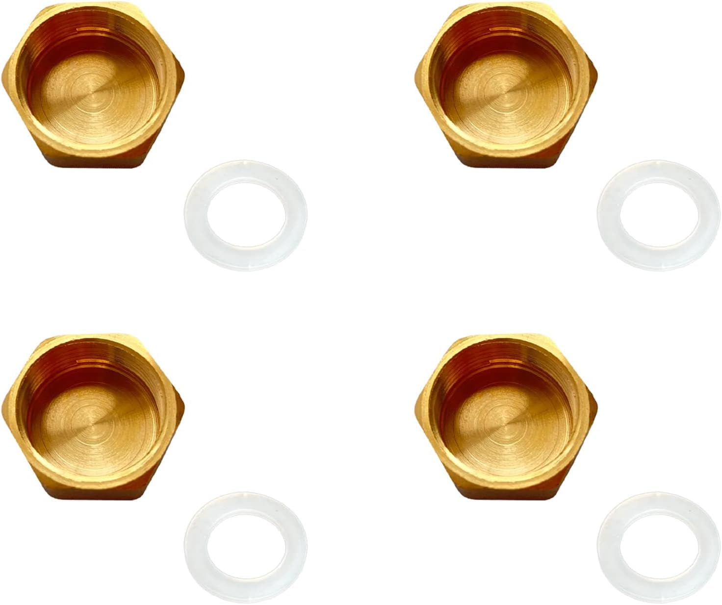 Delta Faucet RP34849 1/2-Inch Female IPS Brass Cap - Faucet Trim Kits ...